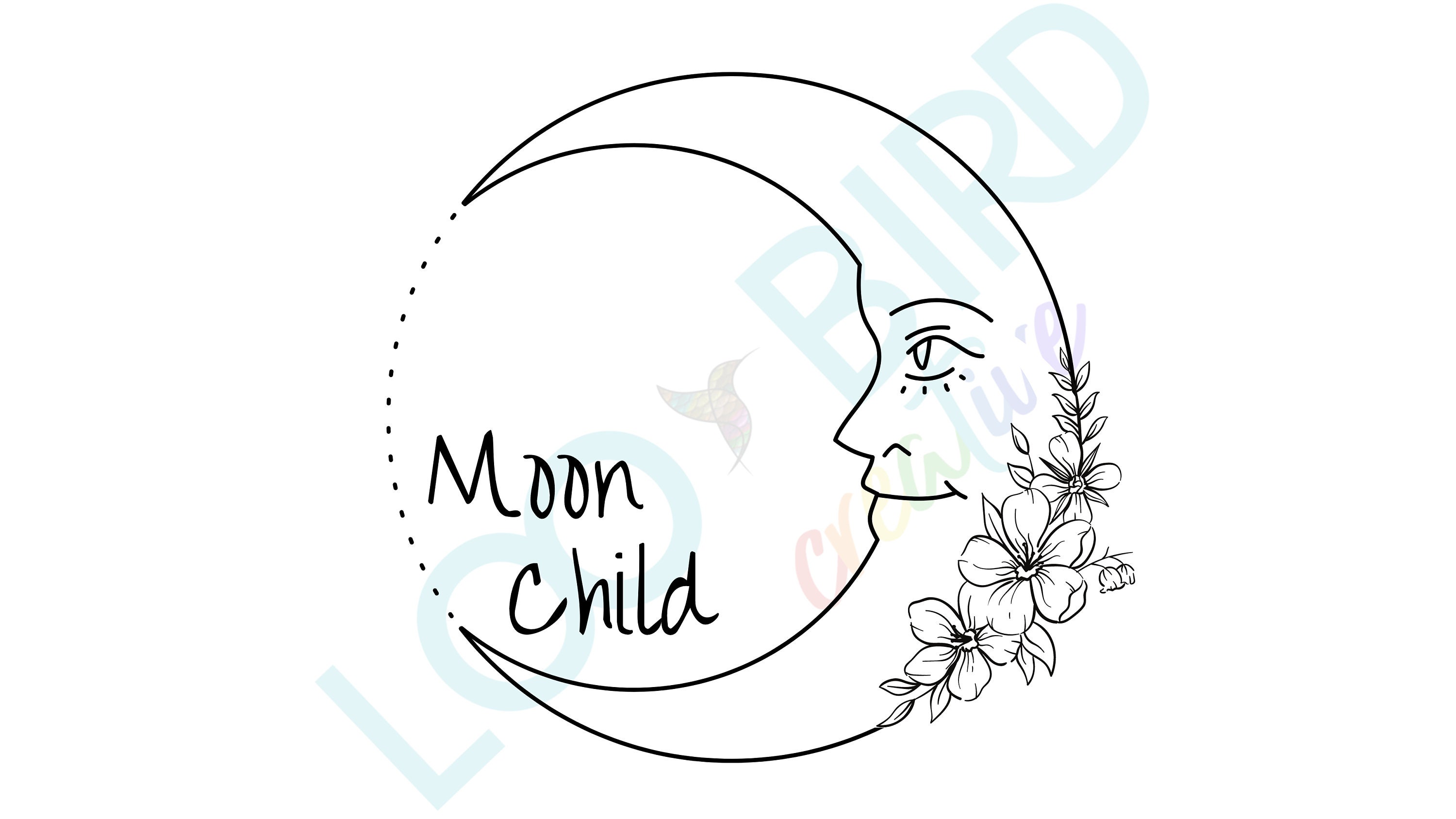 Moon Child SVG, Hippie Svg, Moon Svg, SVG for Shirt, SVG for Spiritual ...