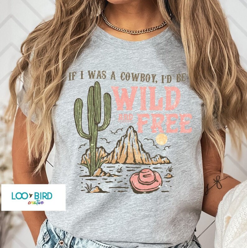 If I Were the Cowboy I'd Be Queen Shirt, Song Lyric Shirt, If I Were a ...