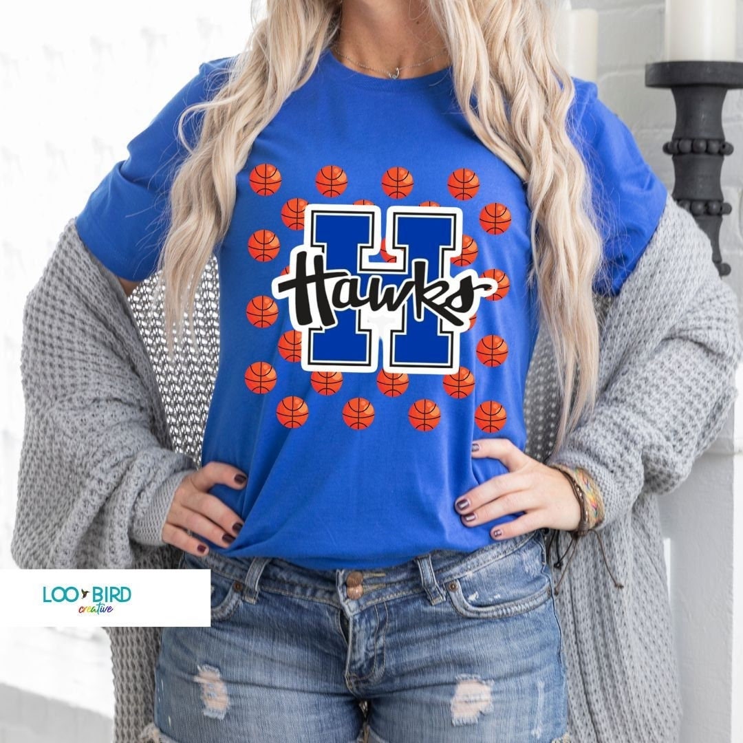 Hawks Basketball Shirt, Game Day Hawks Shirt, Basketball Season Shirt ...