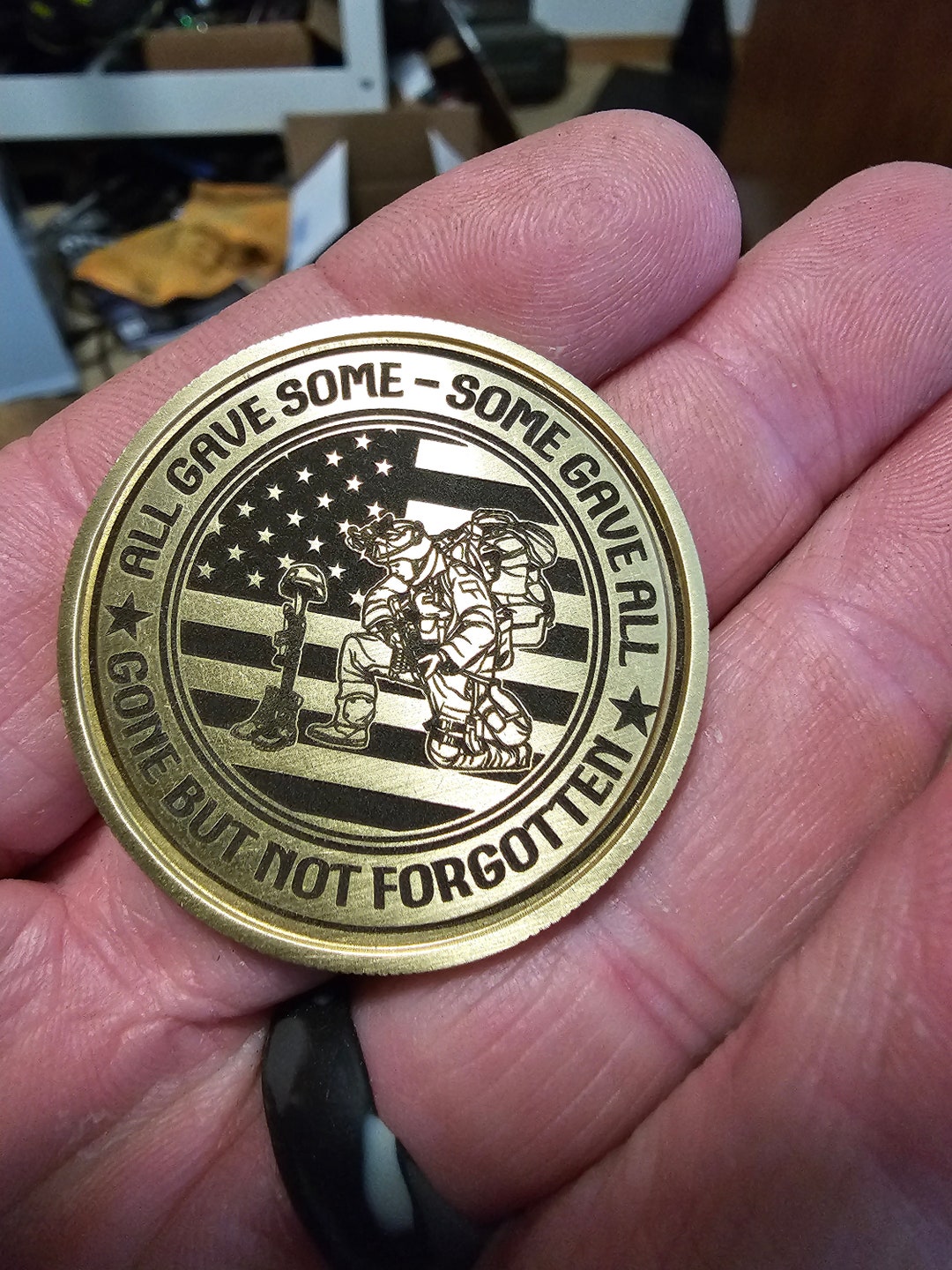 Gone Not Forgotten Coin - Etsy