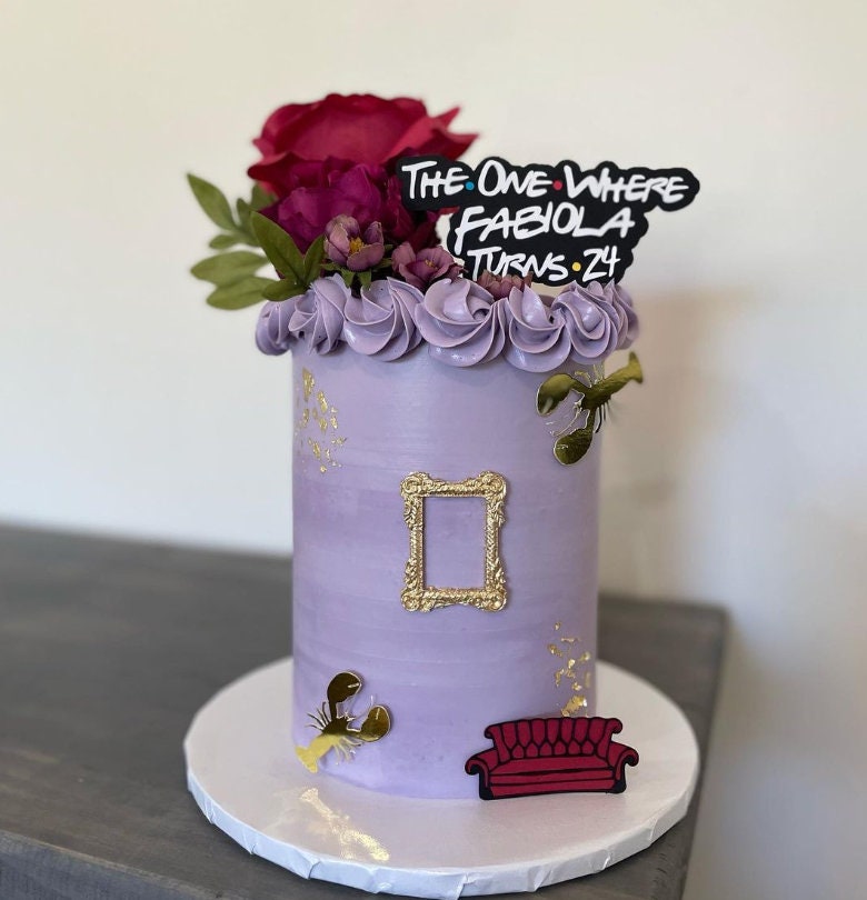 Customizable FRIENDS Cake Topper PNG File - Etsy