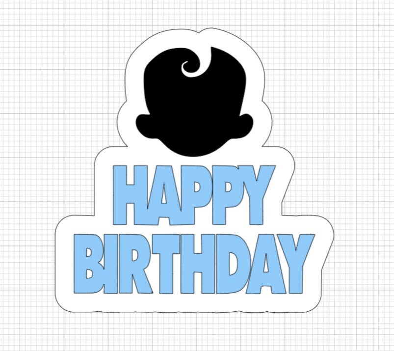 Boss Baby SVG Cake Topper - Etsy