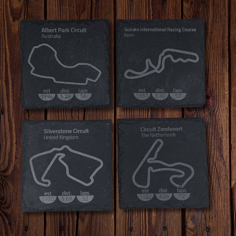 Formula 1 Track Coasters - Etsy
