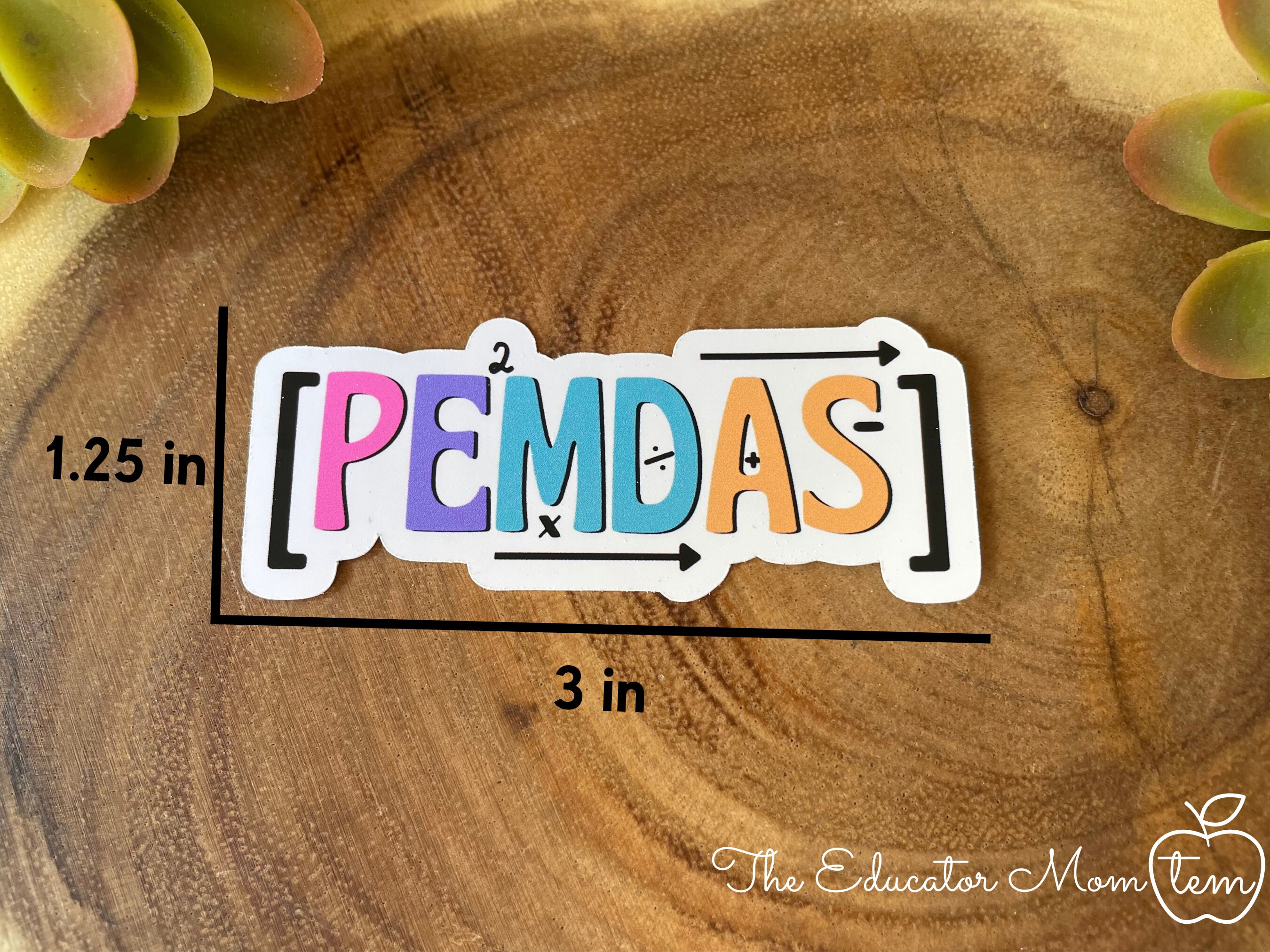 Bright Math Stickers Teacher Stickers Math Puns Sticker Set - Etsy