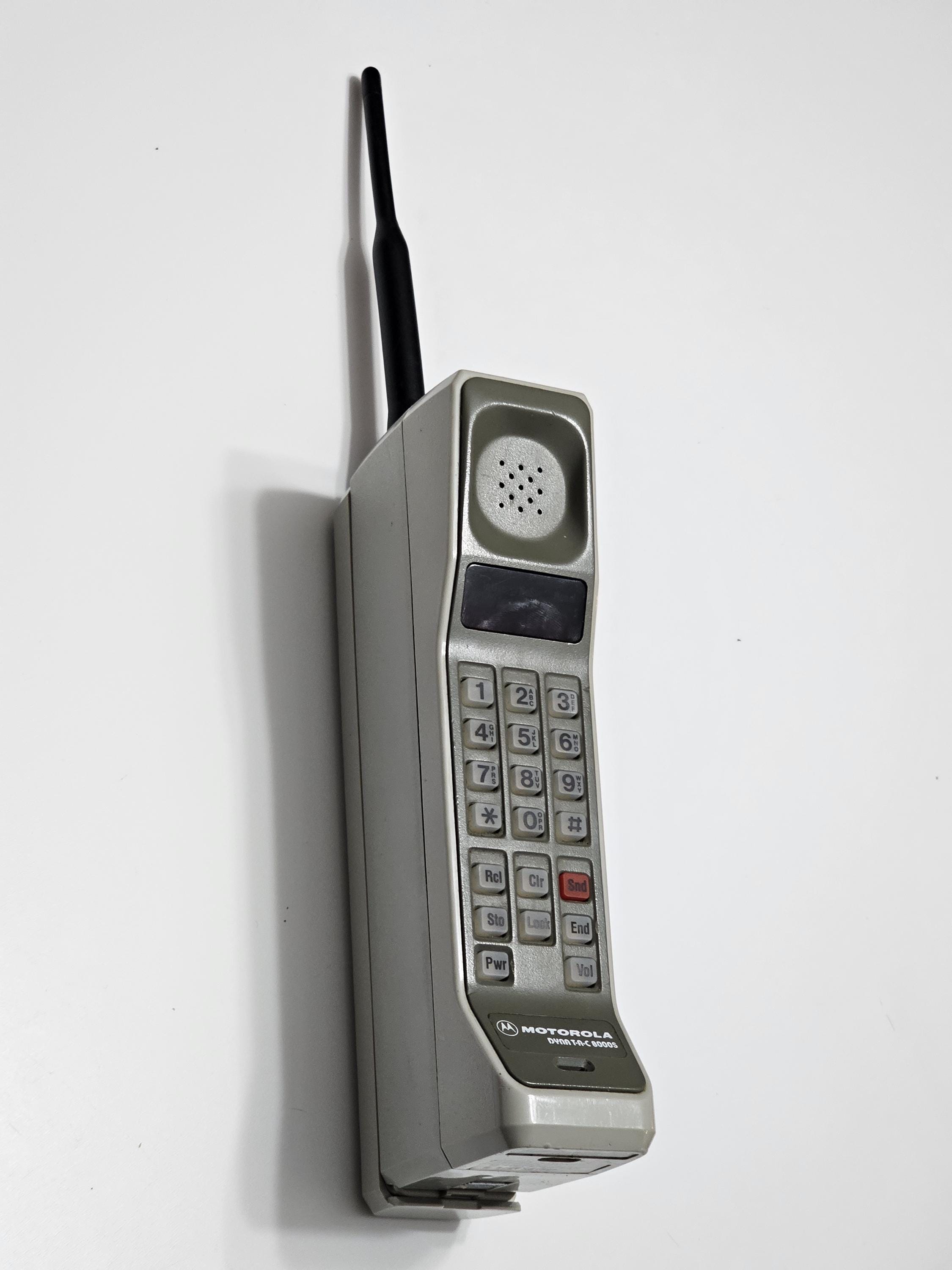 RARE 1985 Motorola Dynatac 8000S Mobile Phone W Leather Case - Etsy