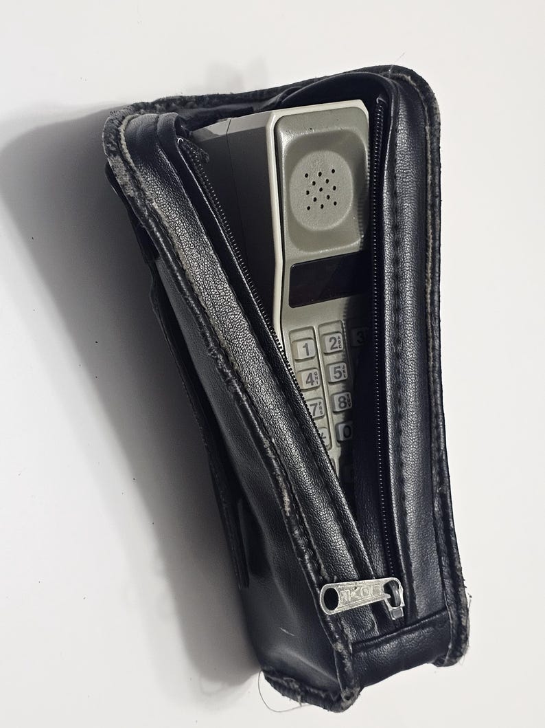 RARE 1985 Motorola Dynatac 8000S Mobile Phone W Leather Case - Etsy