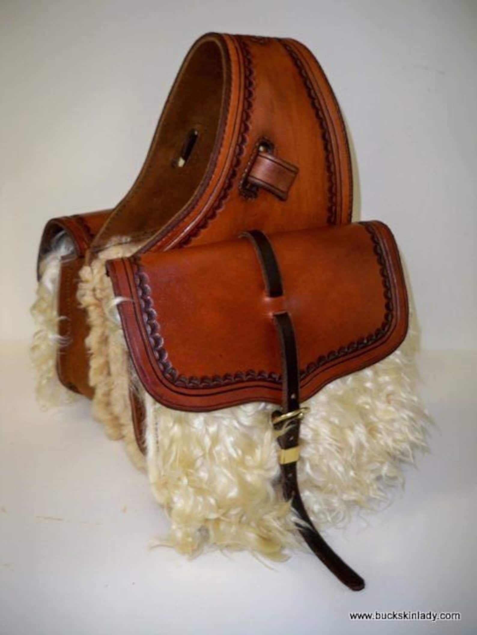 Premium Western Leather Saddle Bag for Horse - Etsy
