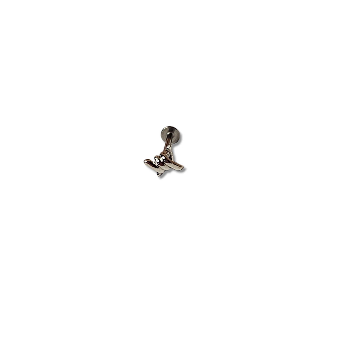 Western Tragus / Cartilage Piercing Western Barb Wire Tragus Jewelry - Etsy