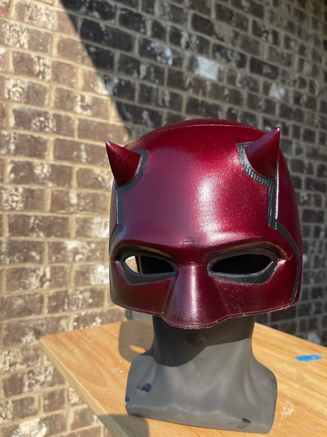 Handcrafted Wearable Daredevil Cowl - Perfect for Daredevils and ...