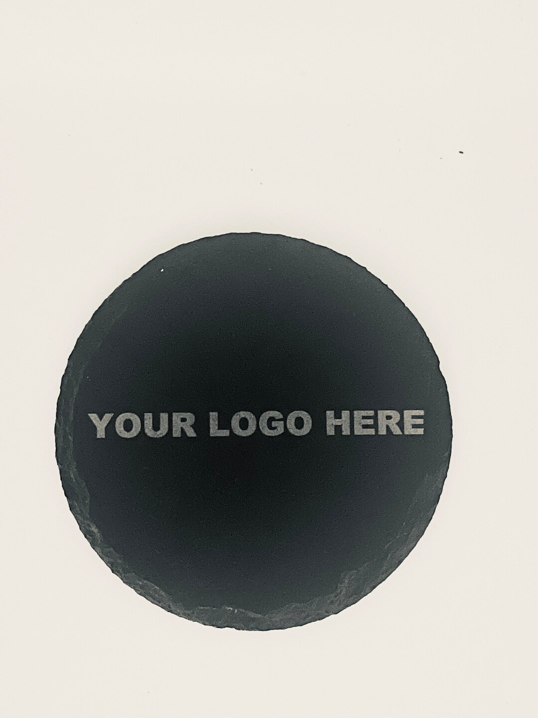 Custom Logo Coasters, Restaurant Logos, Engraved Slate Stone Coasters ...