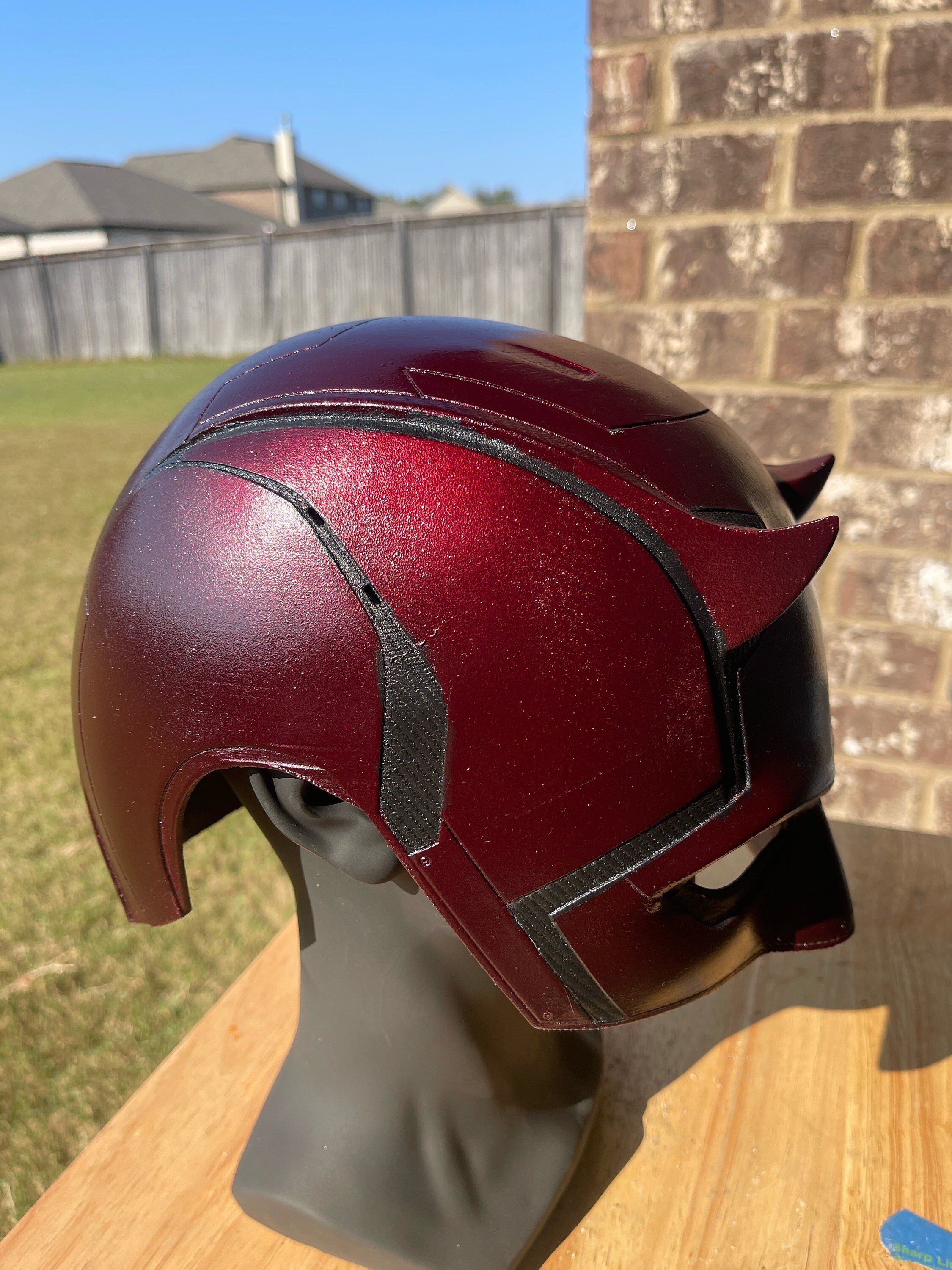 Handcrafted Wearable Daredevil Cowl Perfect for Daredevils and ...