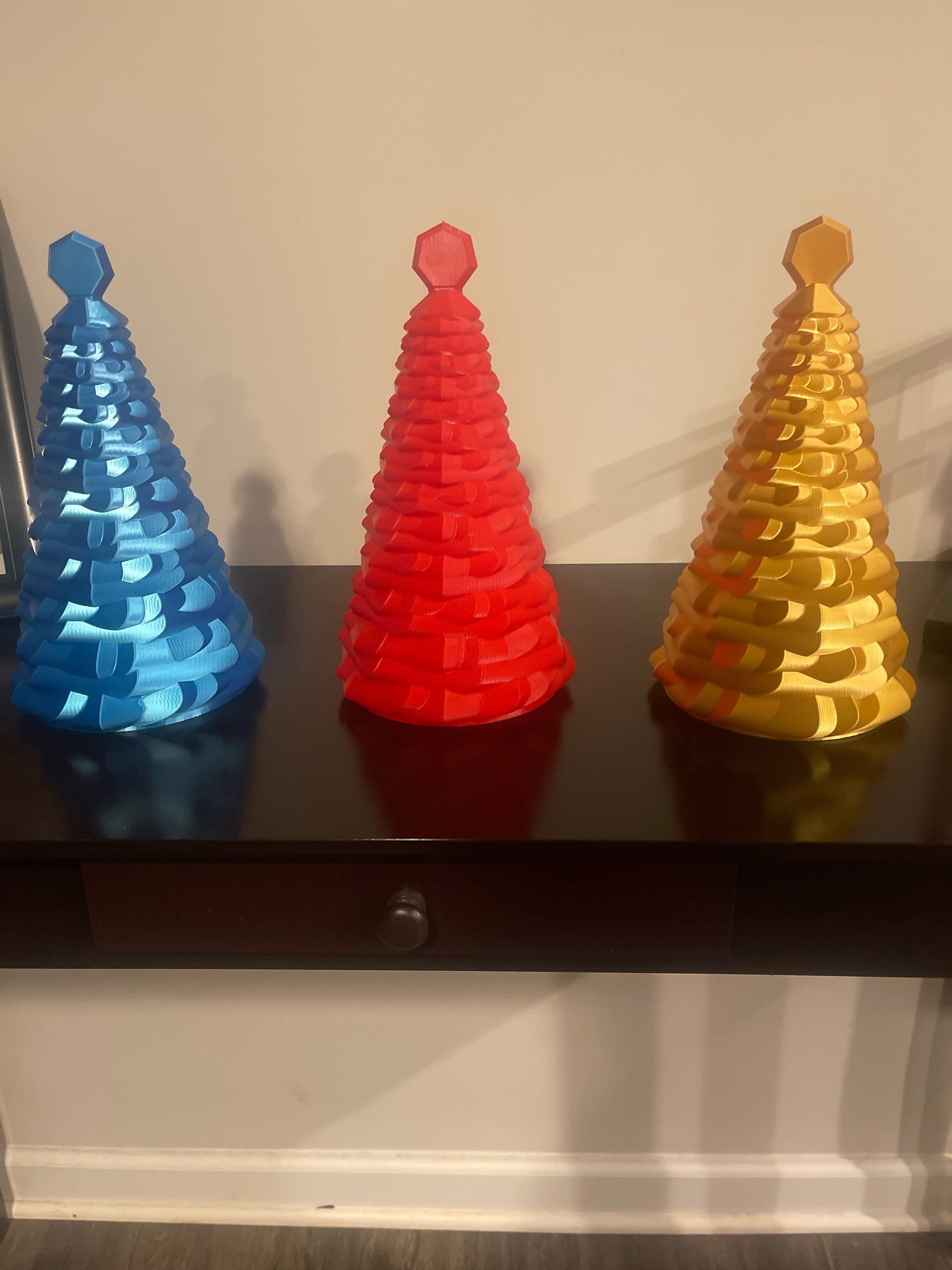 3D Printed Illuminated Christmas Tree With Remote Control - A Festive ...