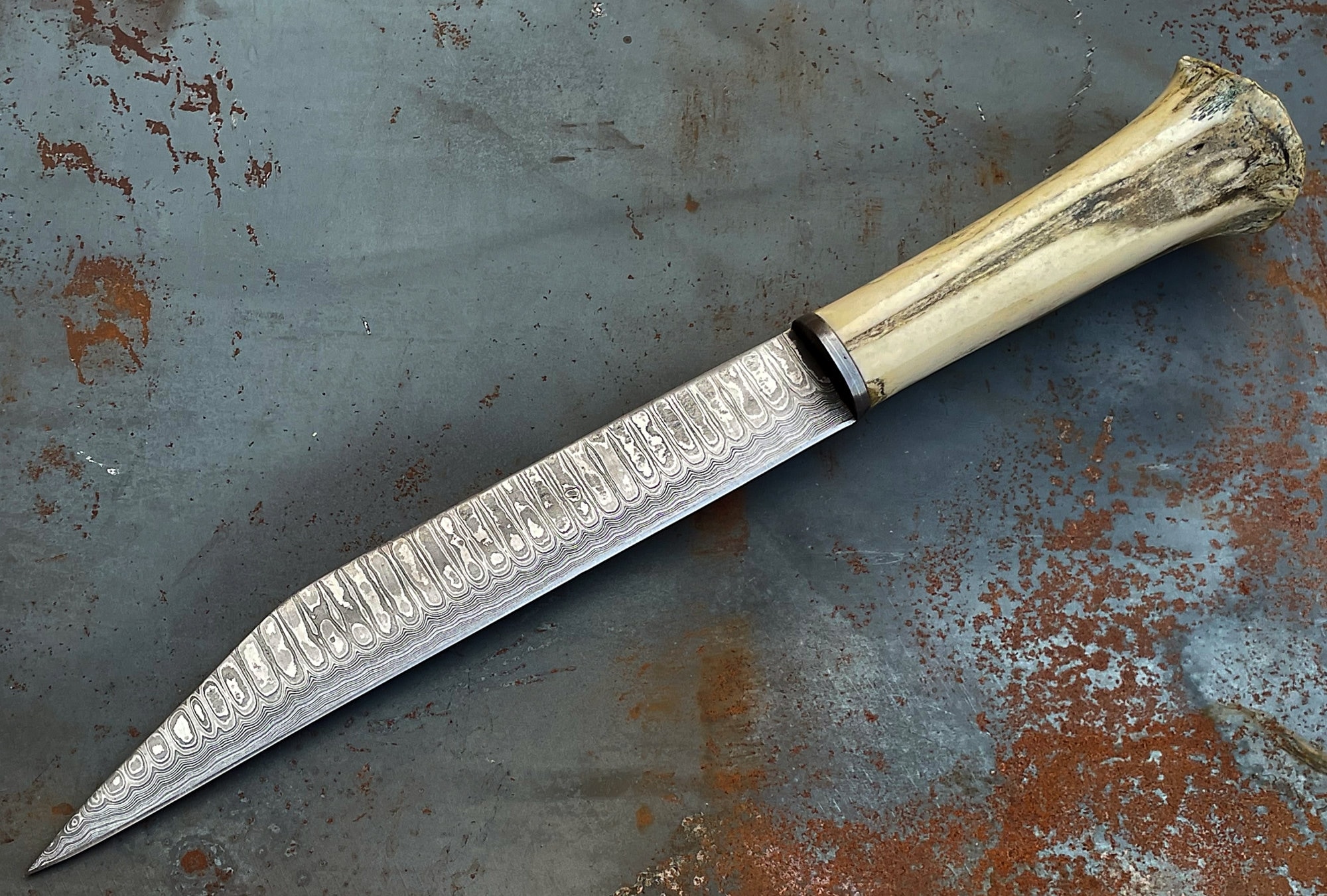 Viking Seax Knife Hand Forged Damascus Steel Custom Made - Etsy