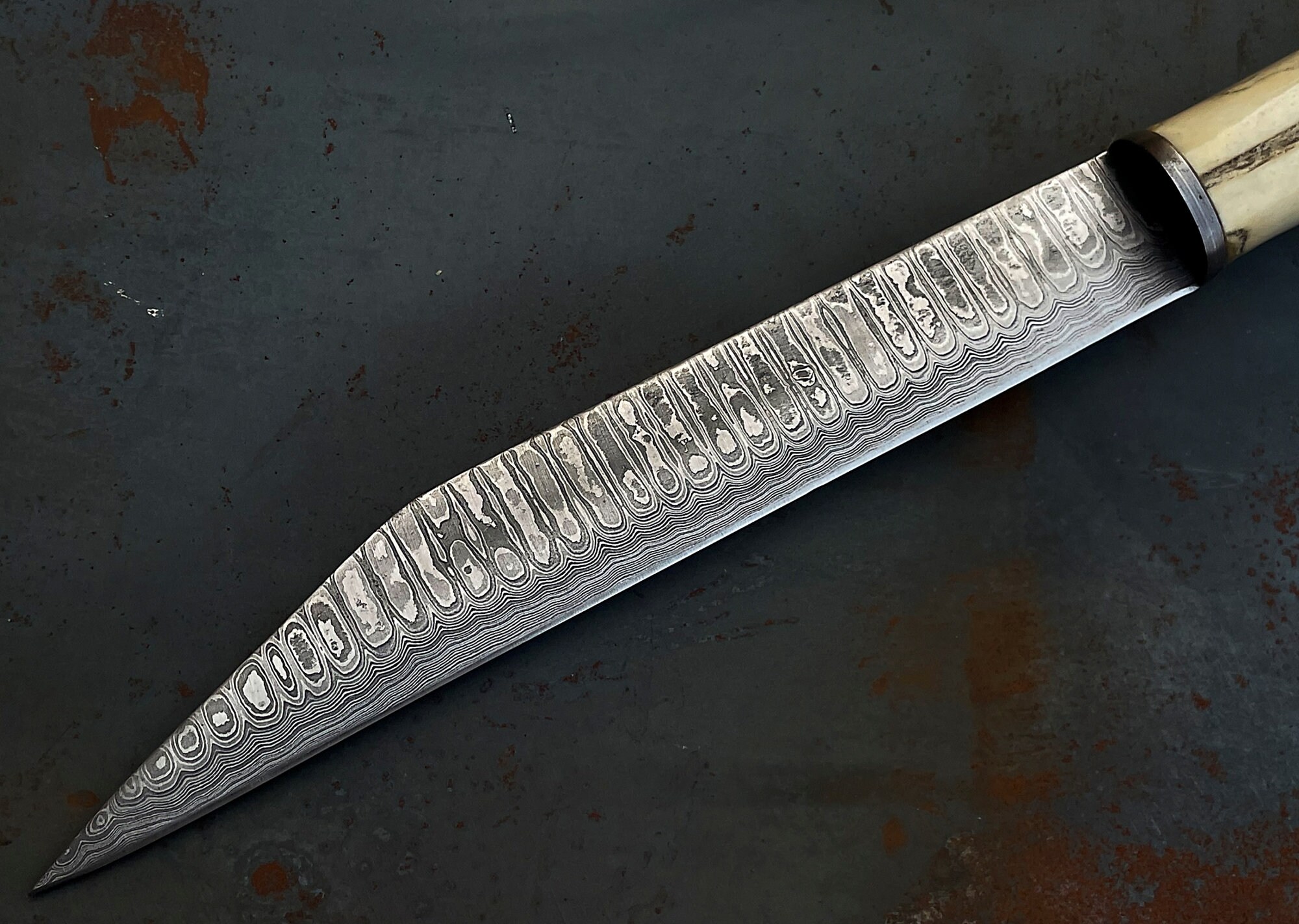 Viking Seax Knife Hand Forged Damascus Steel Custom Made - Etsy