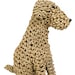 Labradoodle Dog Figurine Statue, Large Sitting Dog Sculpture, Doggie ...