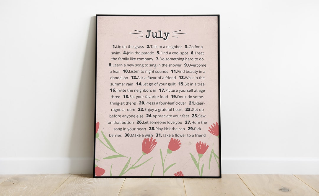 365 Days of Adventure - July: Transform Your Year With Our Daily ...