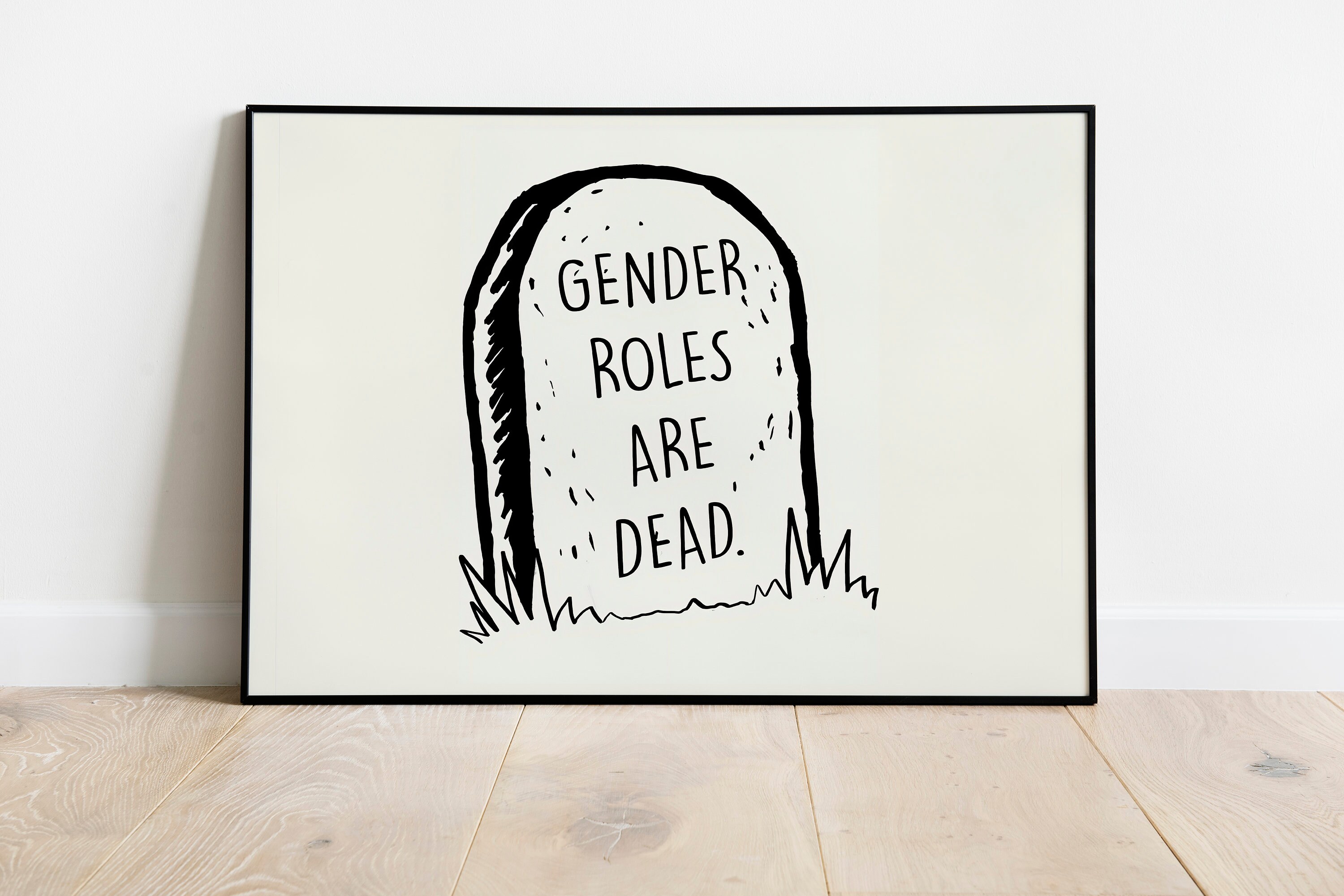 Gender Roles Print LGBTQ Gift Pride Wall Art LGBTQ - Etsy