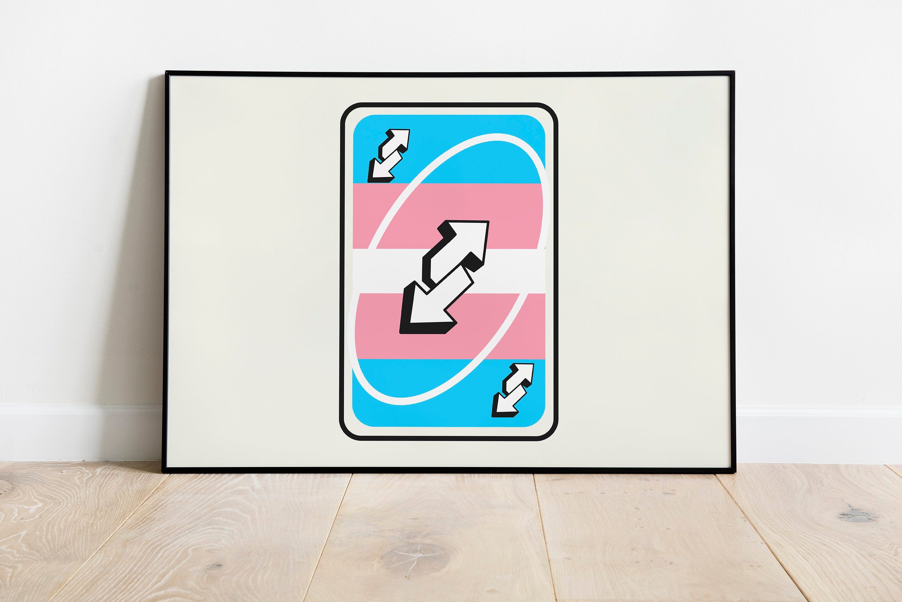 Trans Uno Poster LGBTQ Gift Pride Wall Art LGBTQ - Etsy
