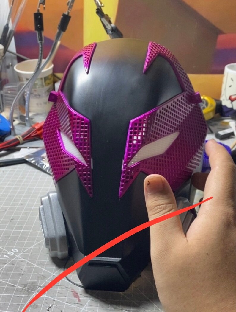 Prowler Mask Miles Morales Spiderverse Mask - Etsy UK
