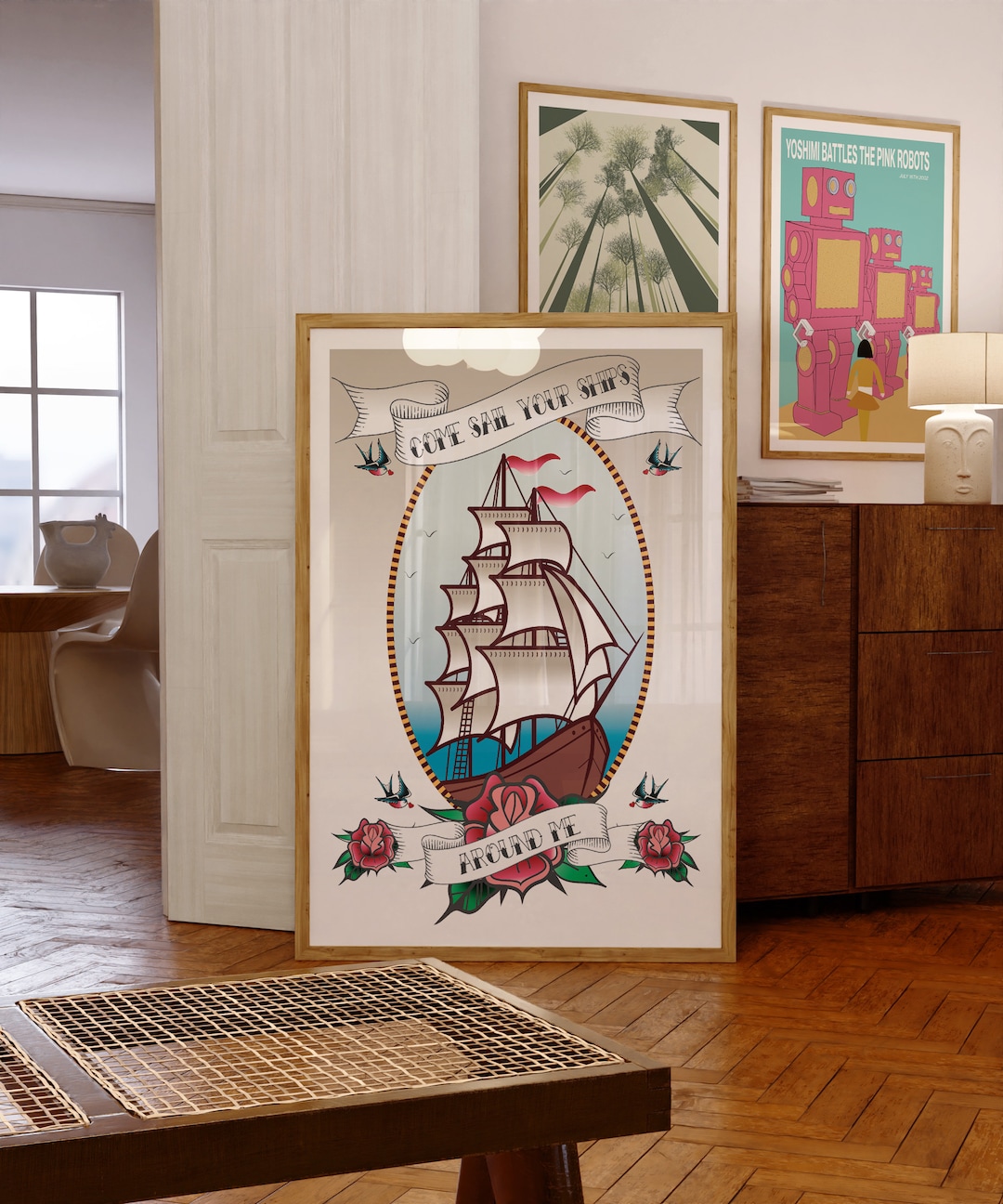The Ship Song Poster Song Lyric Art Indie Band Art - Etsy