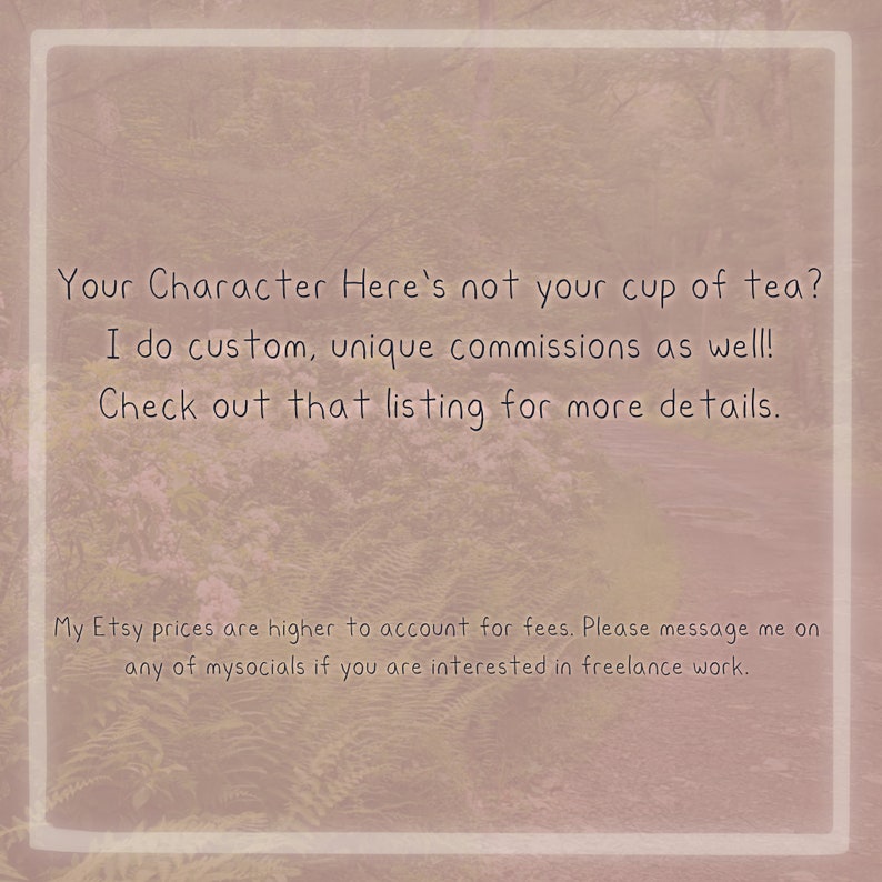 Your Character Here 6 Cat Loaf Furry Art Commission - Etsy