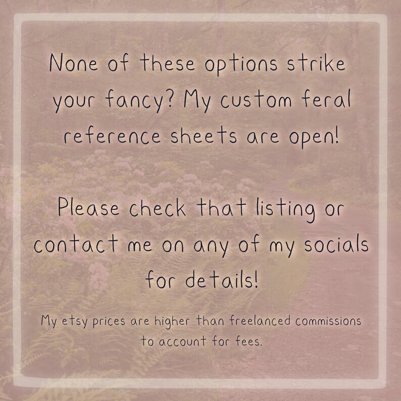 Custom Furry Base Anthro and Feral Reference Sheet Art - Etsy