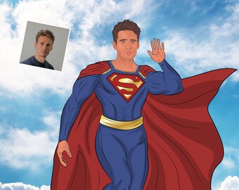 Superhero Portrait From Your Photo - Etsy