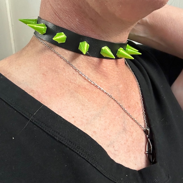 Spiked Choker - Etsy