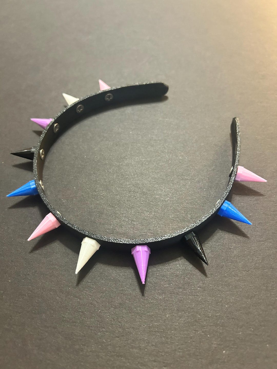 Headband With Gender Fluid Pride Inspired Spikes - Etsy