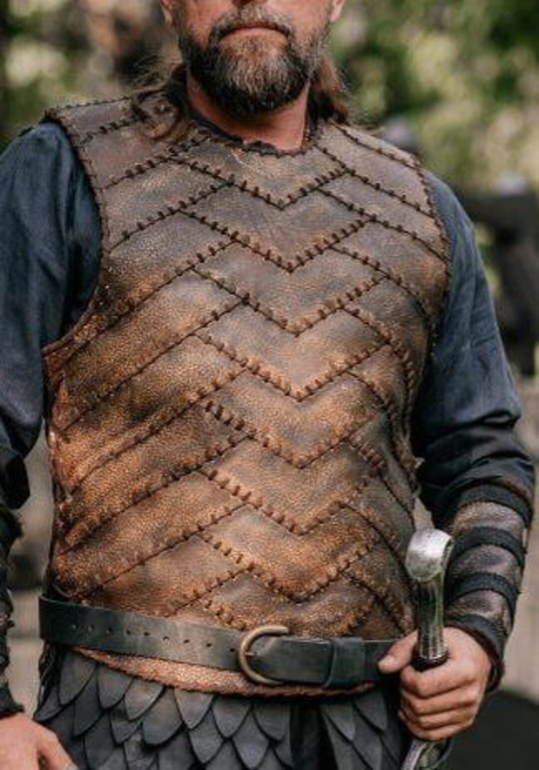 Ragnar Ragnarsson's Leather Body Armor Replica the Last - Etsy