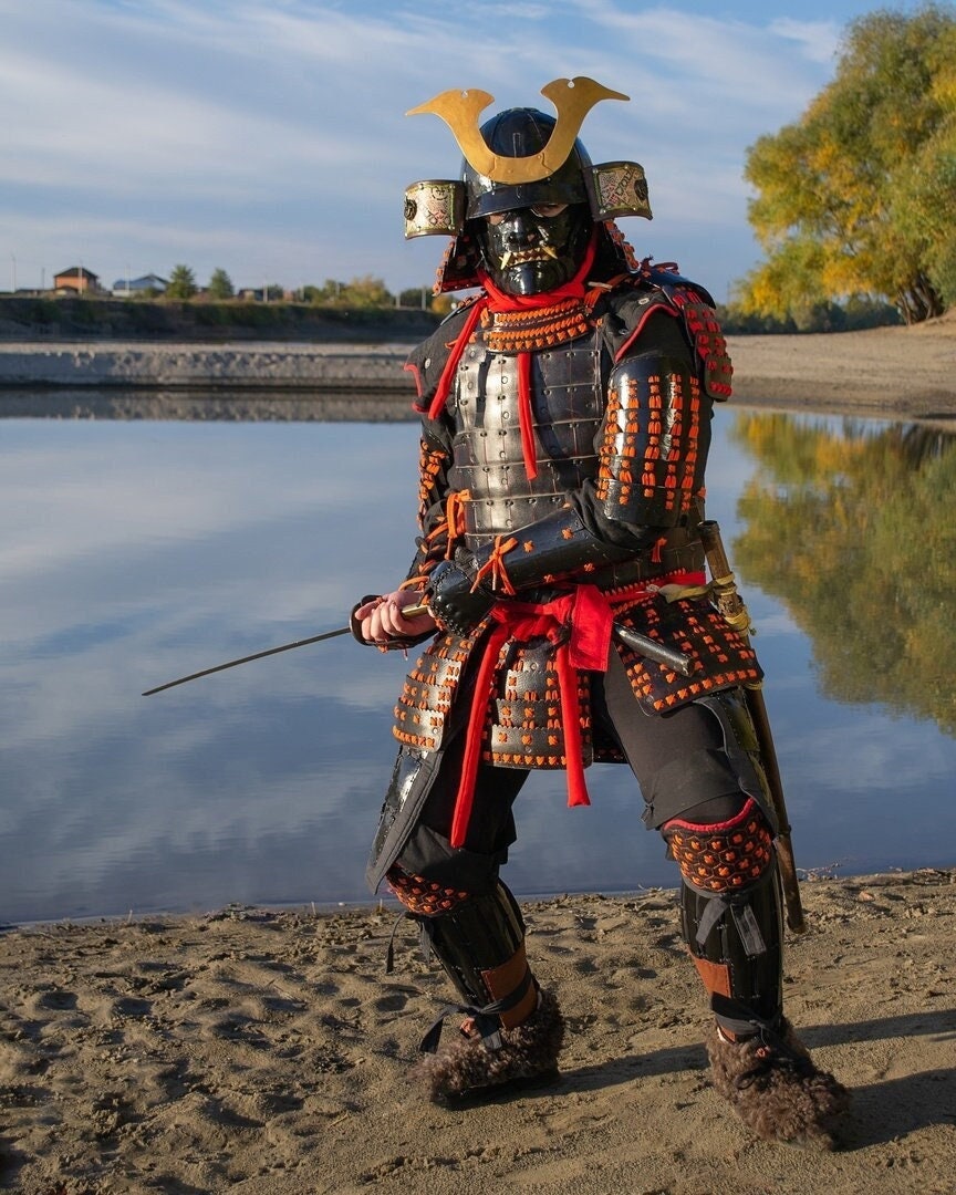 Samurai Costumesteel Samurai Armor Set ghost of - Etsy UK