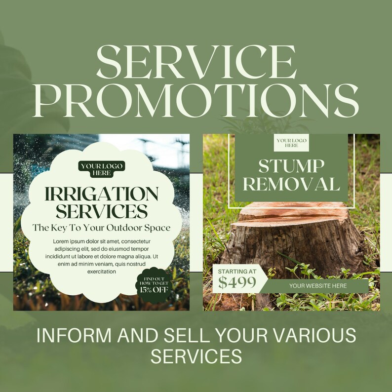 Landscaping Social Media Marketing for CANVA / Gardener Instagram ...