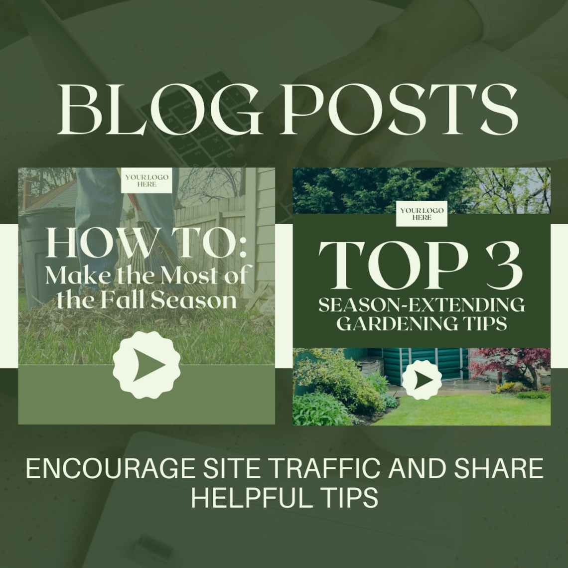 Landscaping Social Media Marketing for CANVA / Gardener Instagram ...