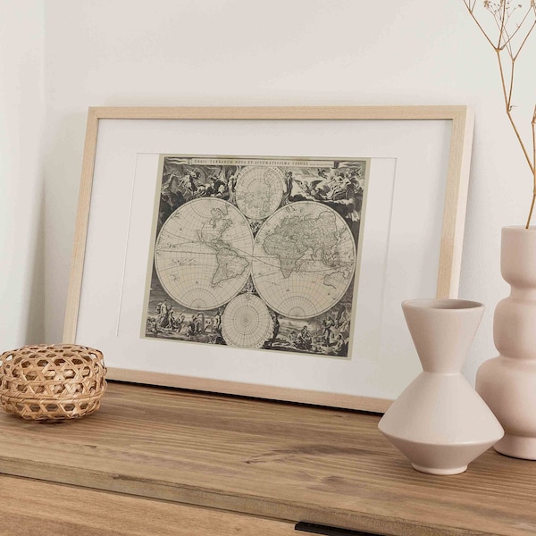 One Piece World Map Poster - Etsy