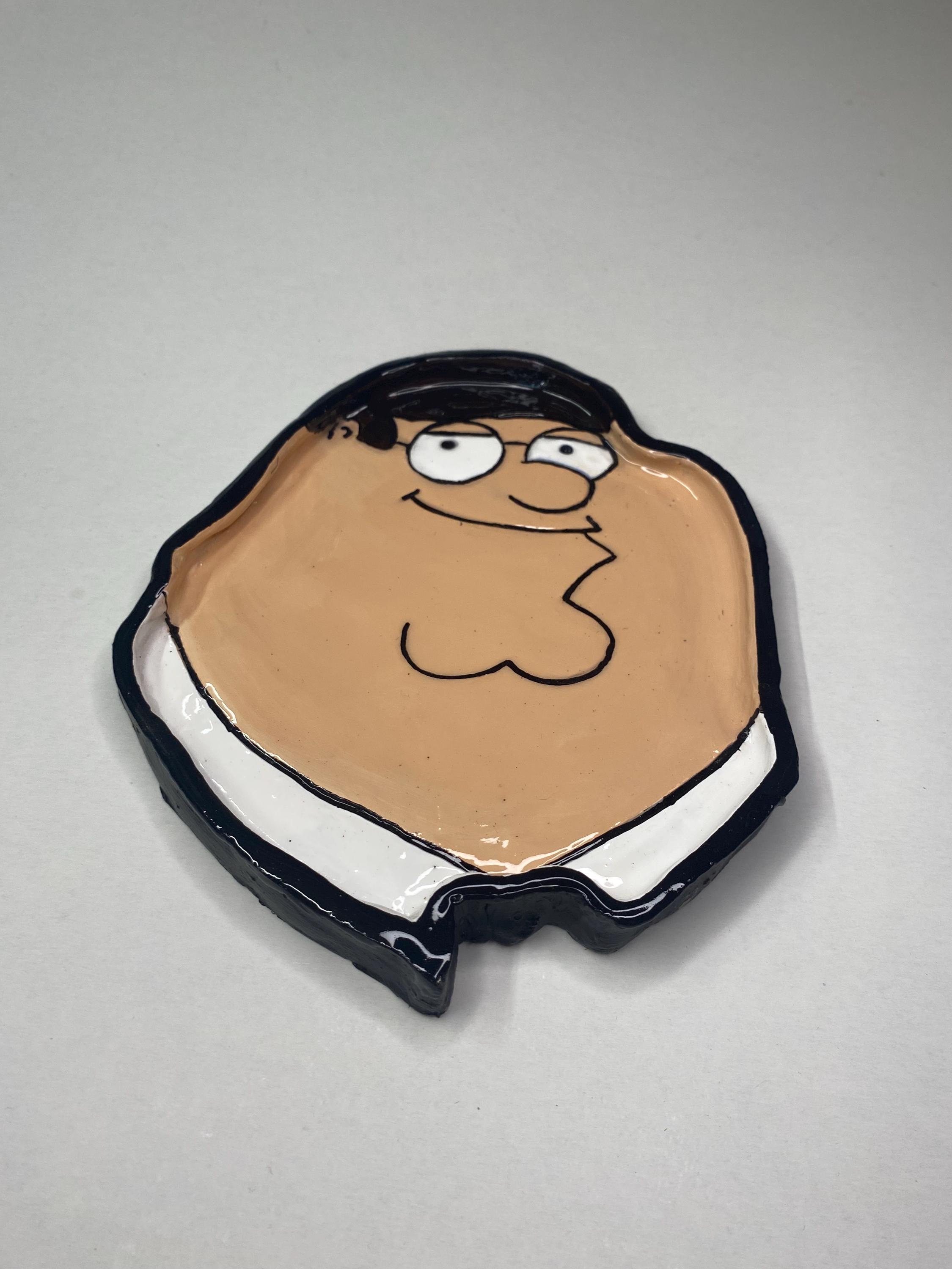 Family Guy Peter Griffin Air Dry Clay Trinket Tray Decorative Home ...