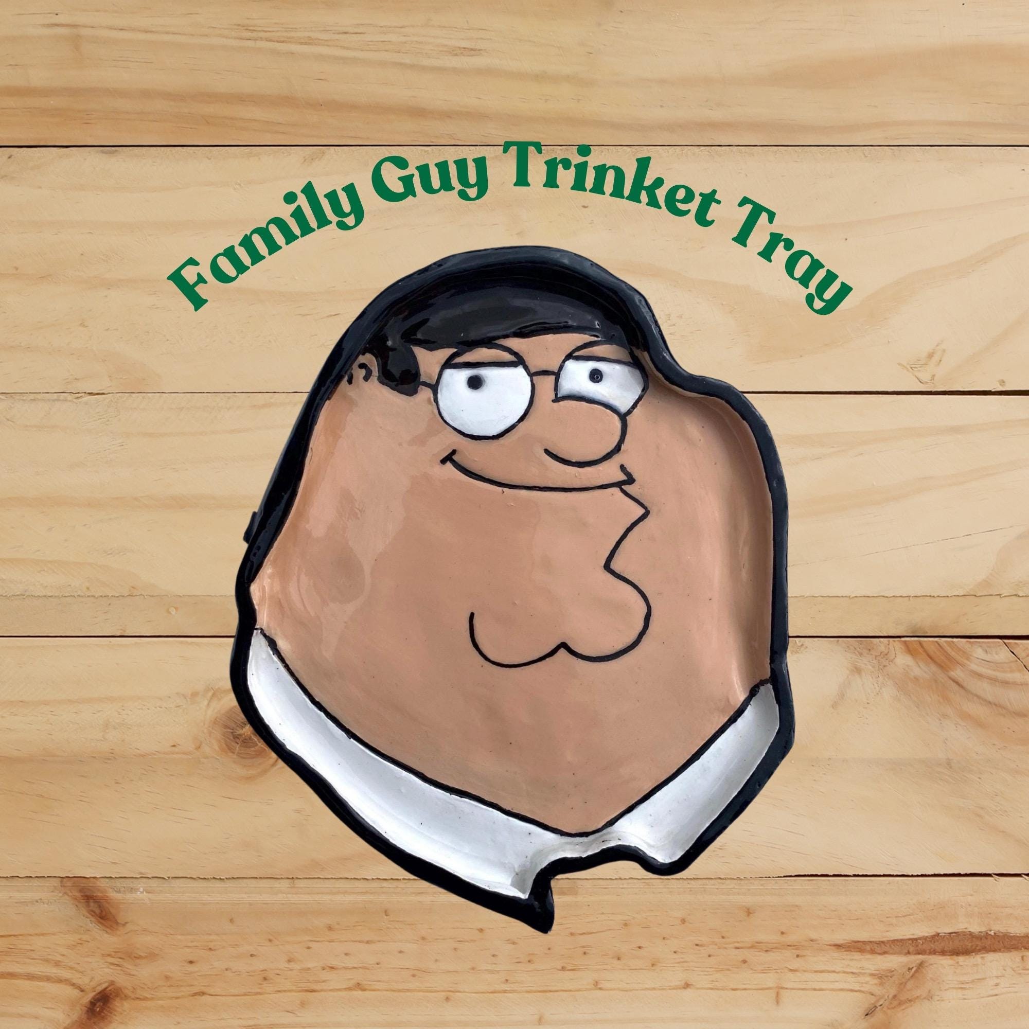 Family Guy Peter Griffin Air Dry Clay Trinket Tray Decorative Home ...