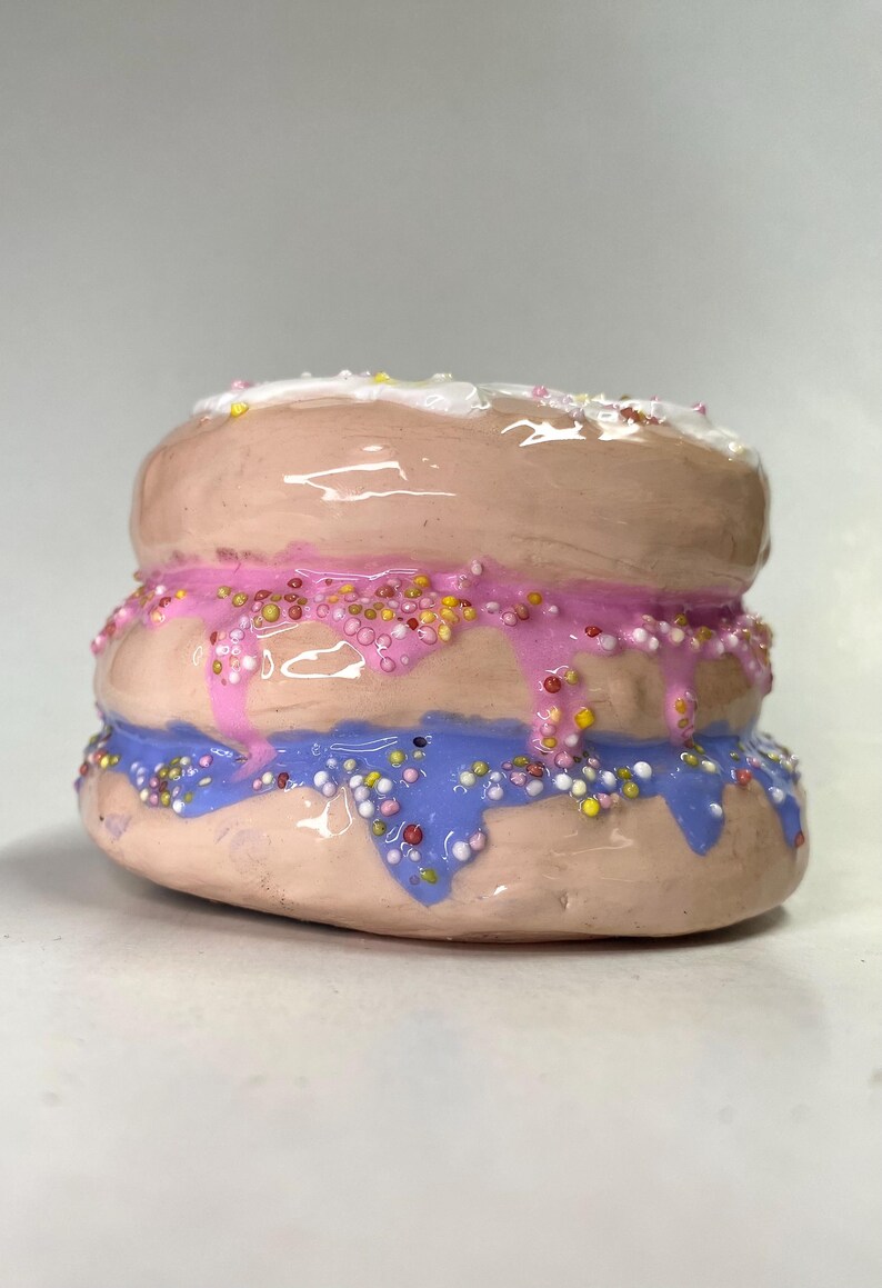 Doughnut Air Dry Clay Desk Tidy Makeup Brush Holder Pen Pot - Etsy