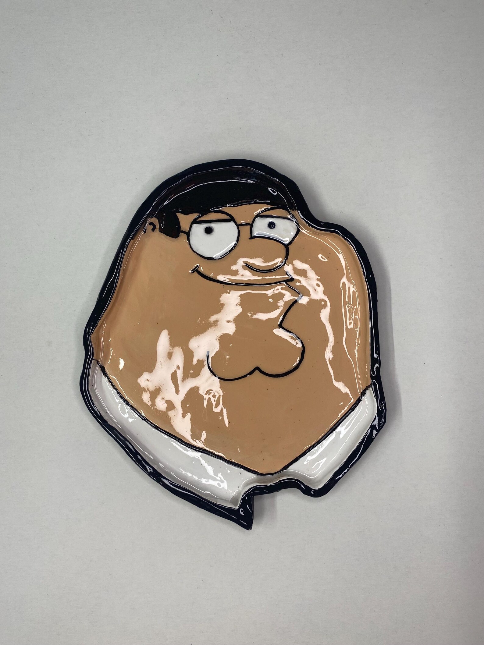 Family Guy Peter Griffin Air Dry Clay Trinket Tray Decorative Home ...