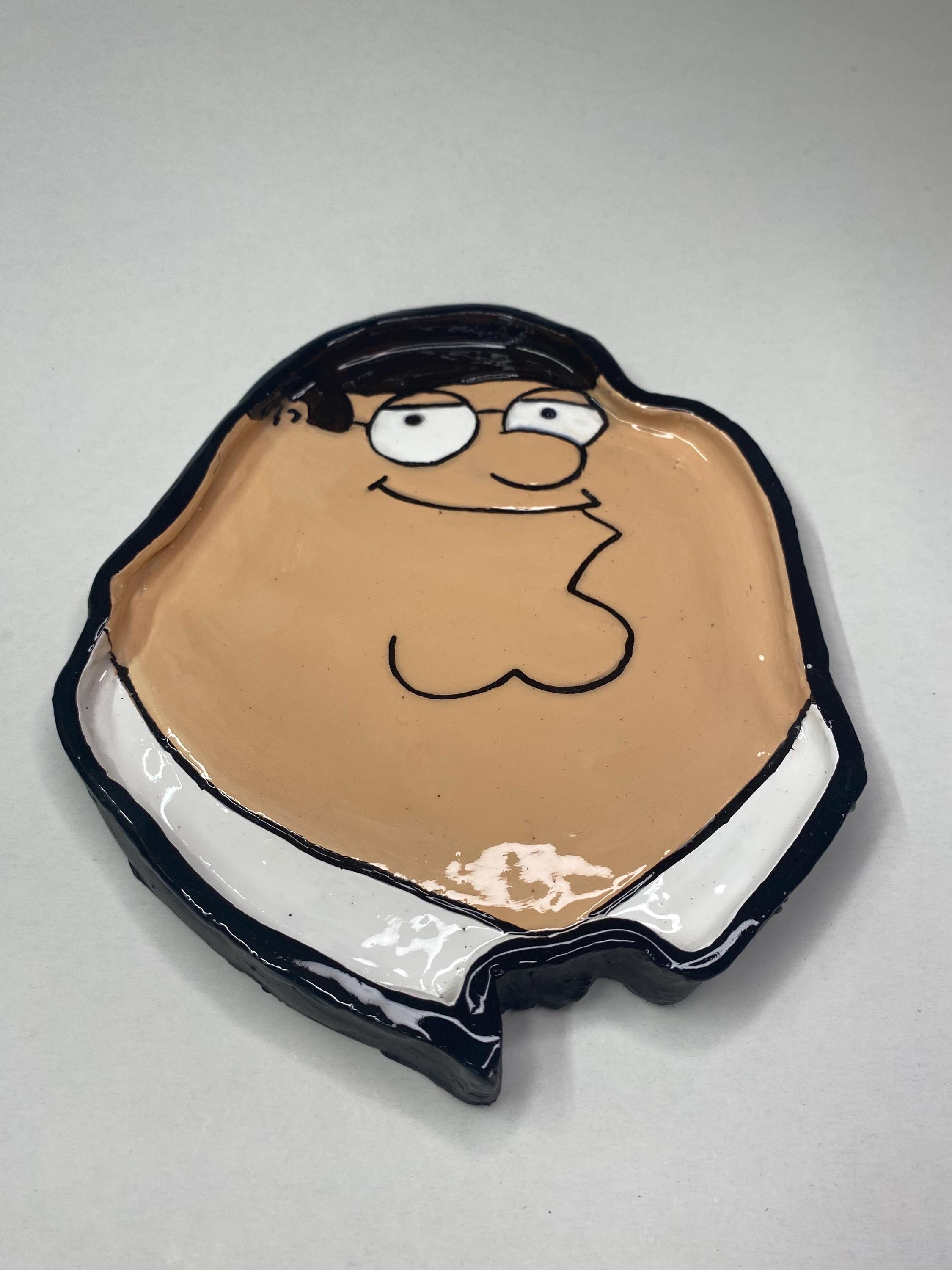 Family Guy Peter Griffin Air Dry Clay Trinket Tray Decorative Home ...