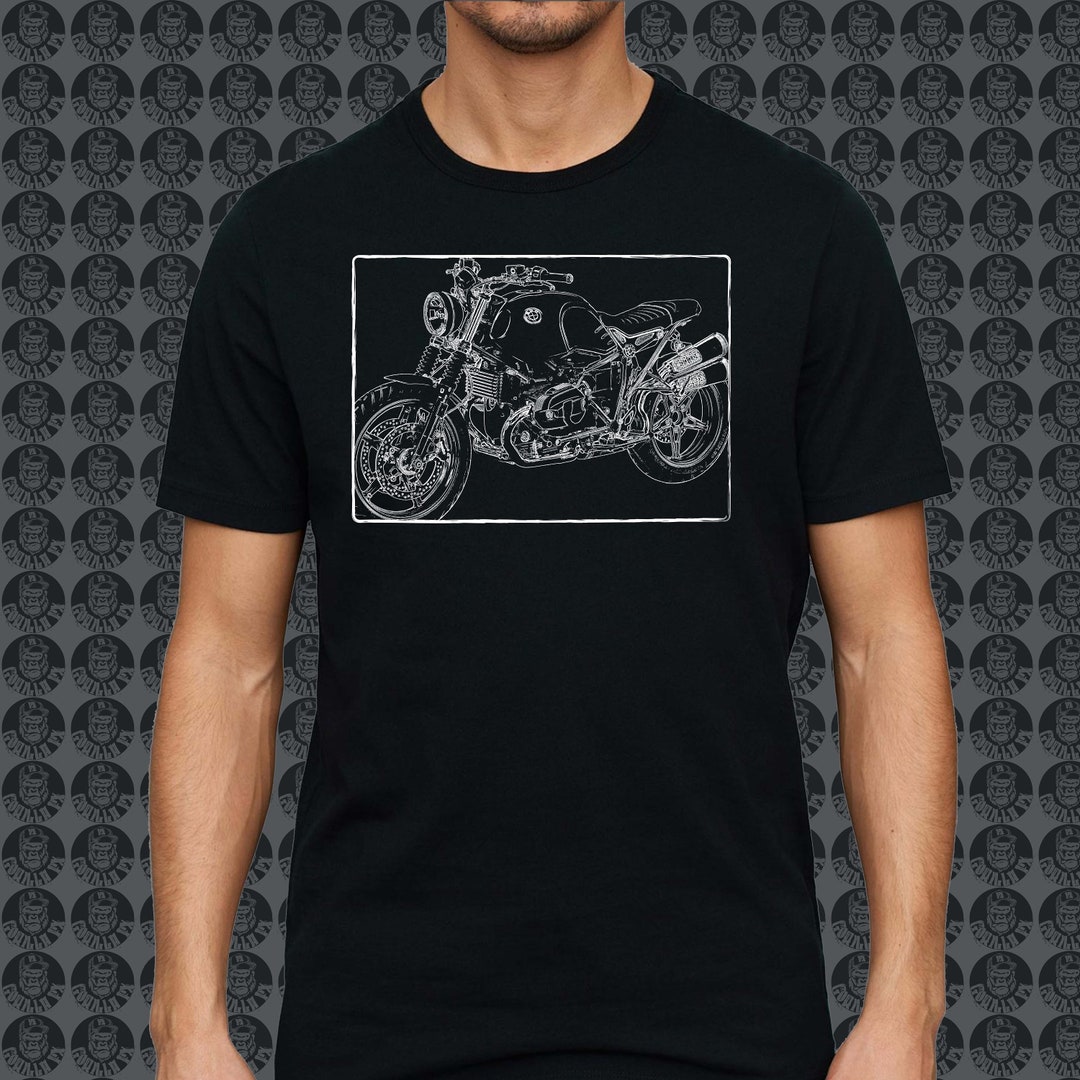 BMW R NINET SCRAMBLER Motorcycle Motorbike Gorillafx Graphic Style02 ...