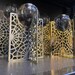 Modern Metal Crystal Ball, 2 Sets of Stand Crystals, Luxury Globe Decor ...