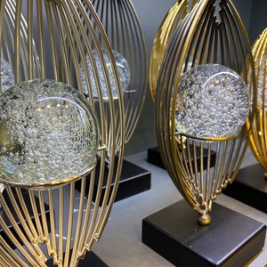 Modern Luxury Decor, Gold Metal Decorative, Home Gift Trinket, Gift ...