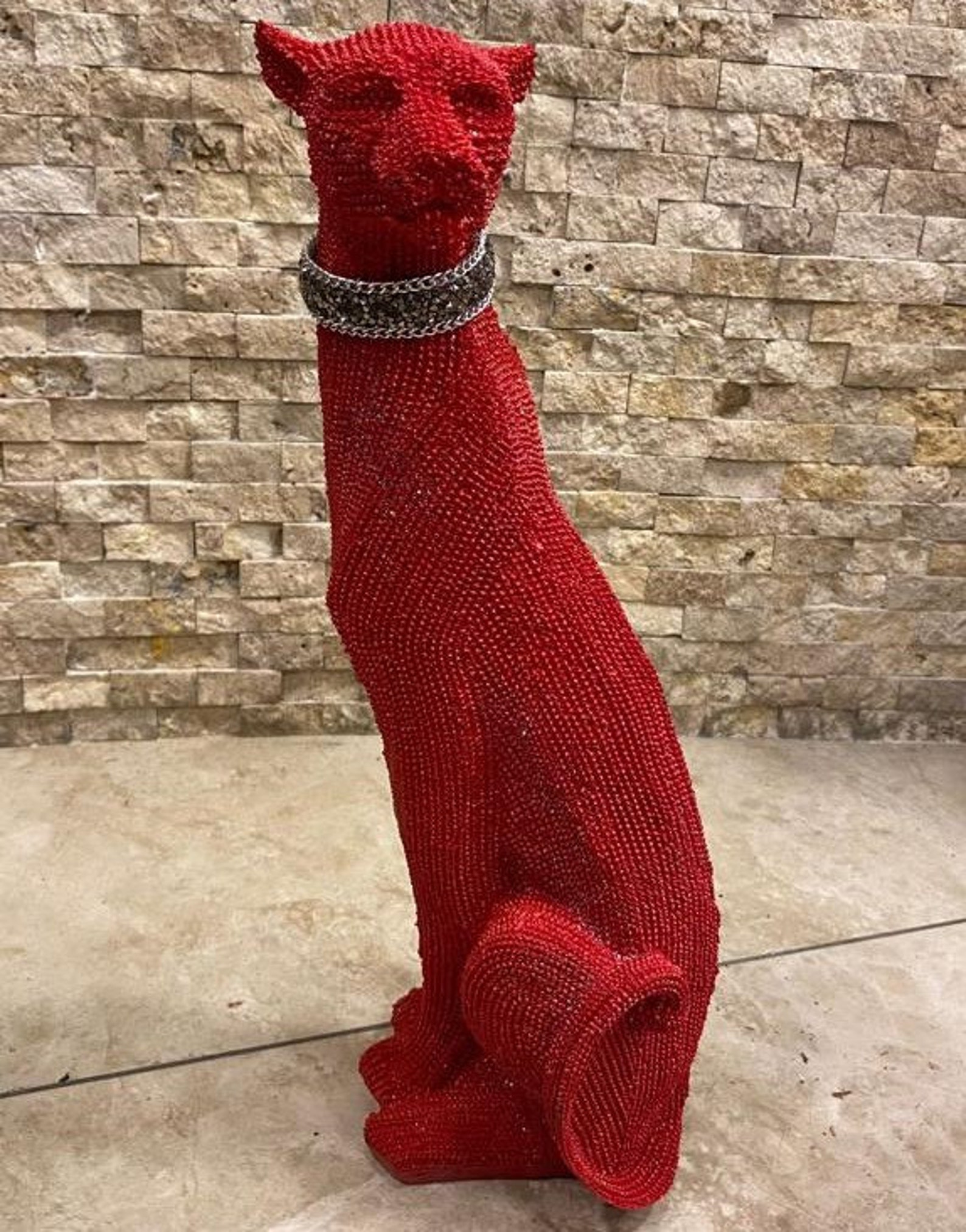 Cheetah Sculpture, Unique Cheetah Sculpture, Modern Animal Statue, Puma ...