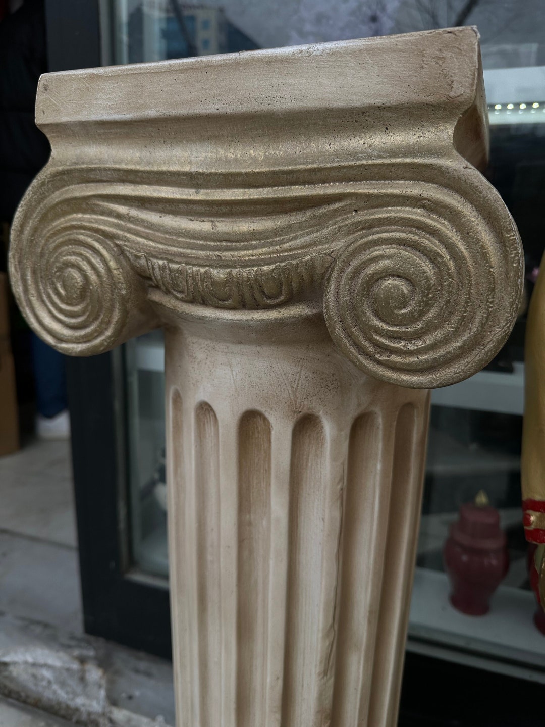 Large Size Ancient Greek Column Sculpture Statue, Ionic Greek Column ...