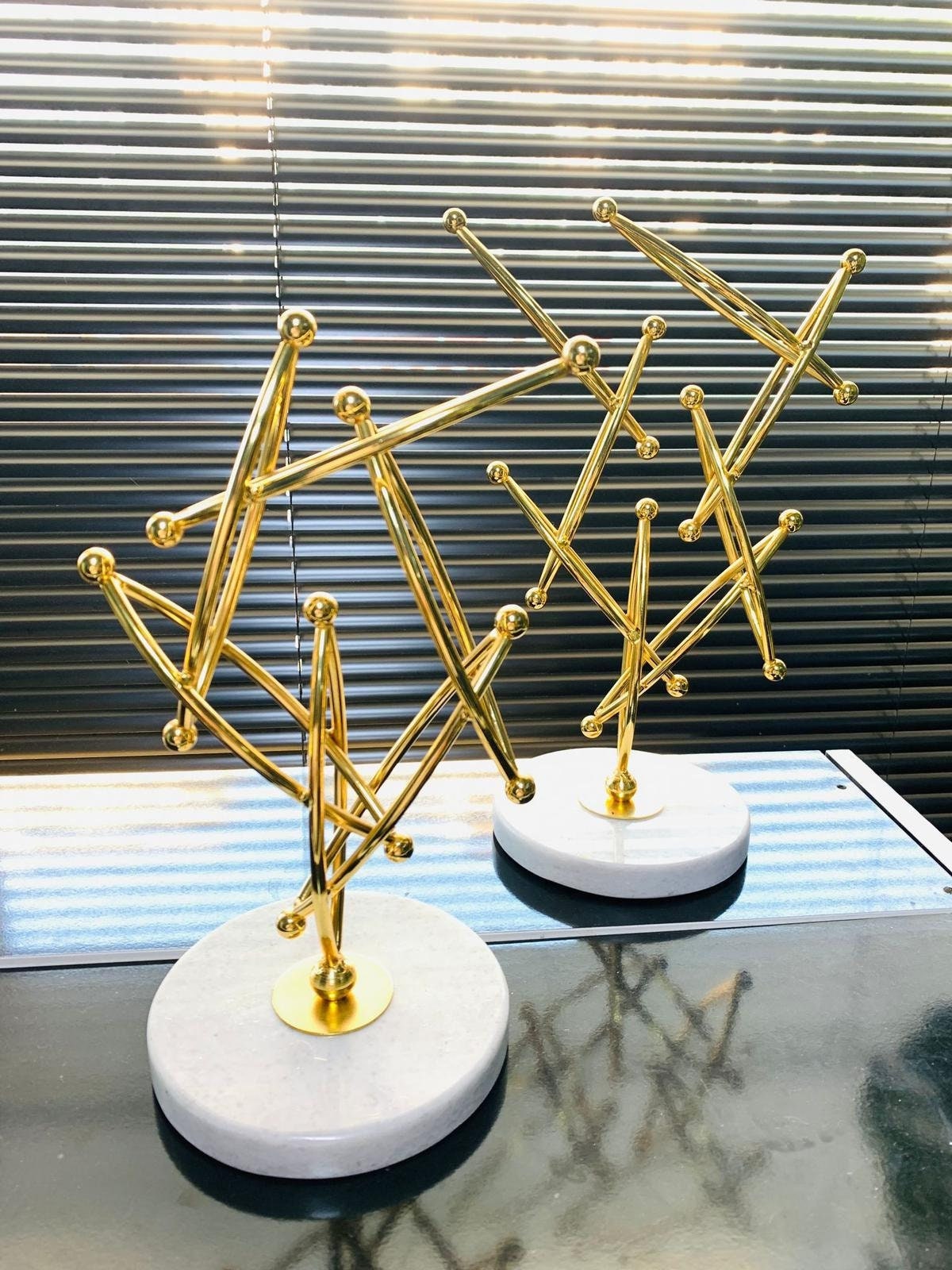 Modern Home Decor Abstract Balance Decor Metal Decor With - Etsy