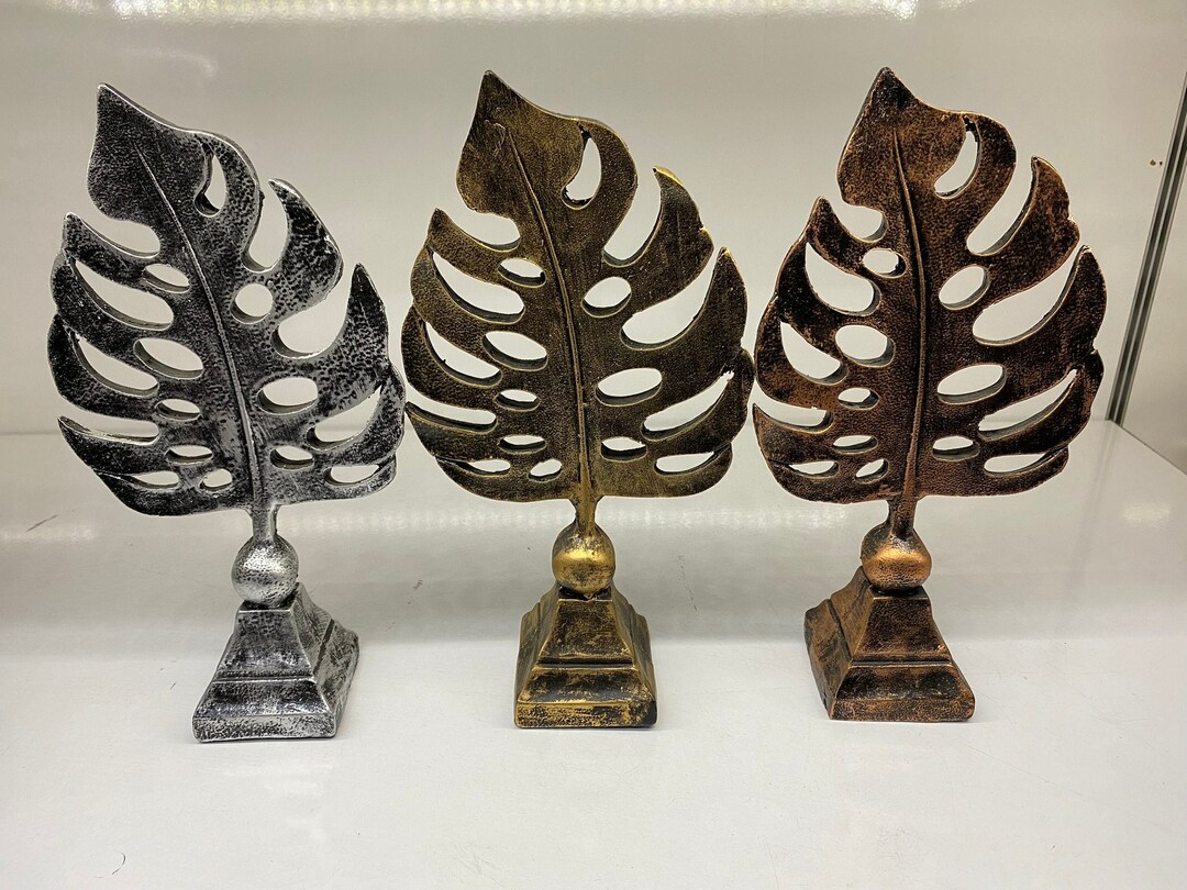 Leaf Statue, Leaf Design Decor, Home Decor, Leaf Objects for Home ...