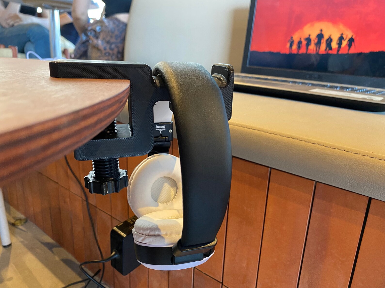 Desk Headphone Holder, Desk Mount Headphone Holder, Modern Desk ...