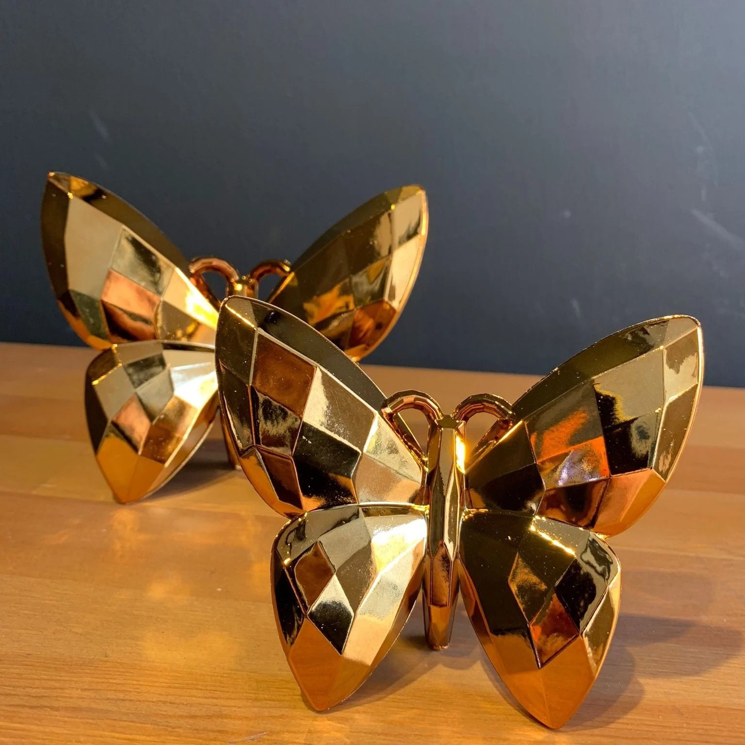 Anthracite Grey Butterfly Set, Butterfly Objects, Table Top Decor, Gift ...