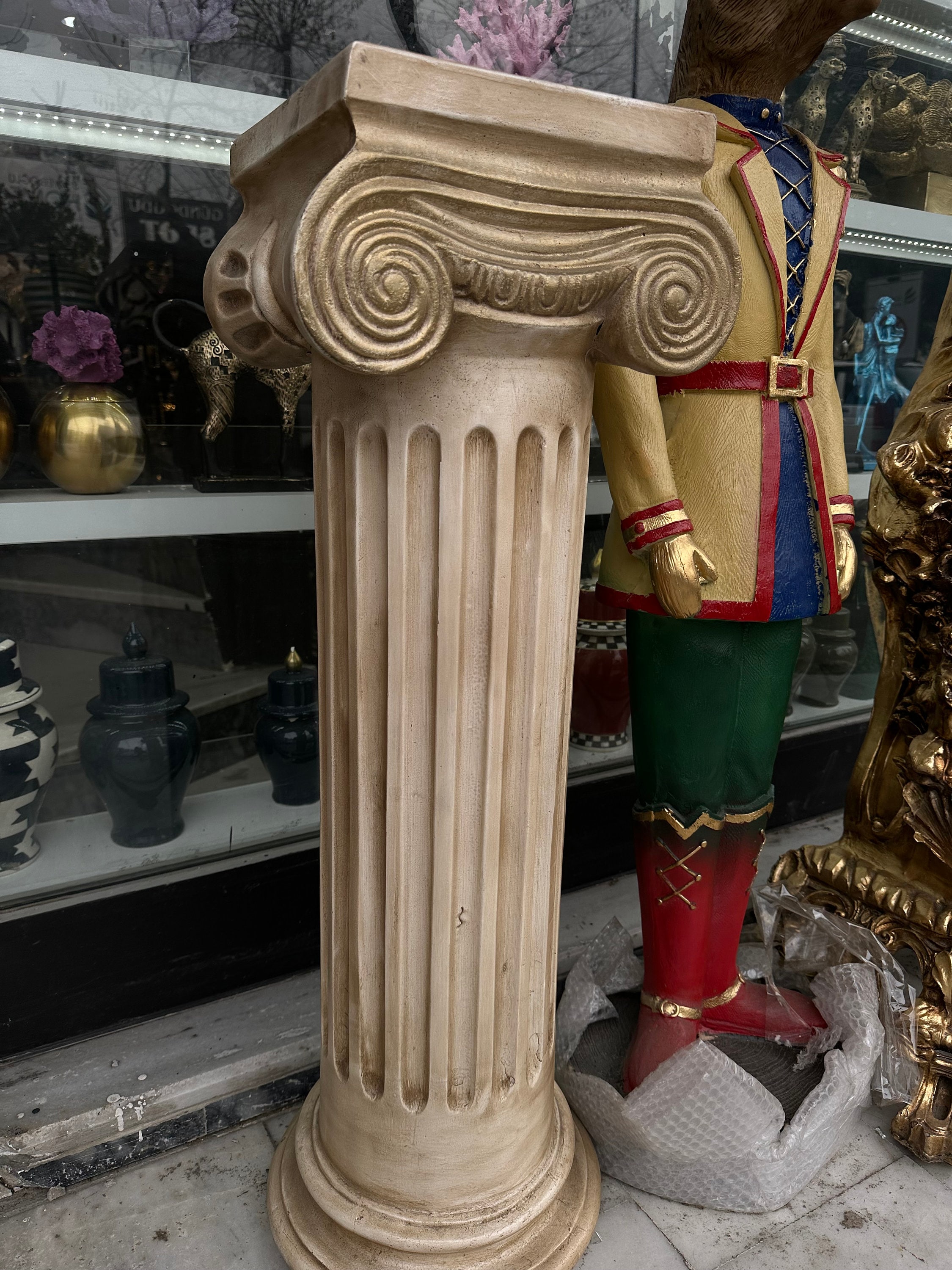 Large Size Ancient Greek Column Sculpture Statue, Ionic Greek Column ...