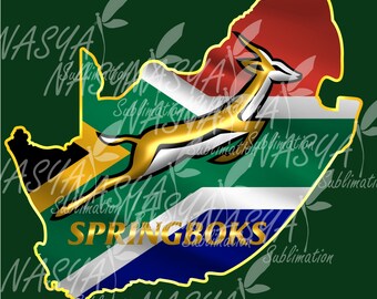 Springbok Afrikaans Logo 300dpi - PNG, JPEG, SVG - Etsy